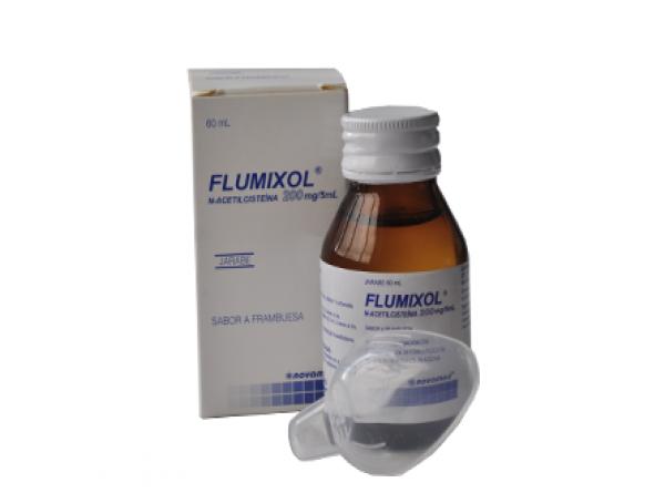 N ACETILCISTEINA JARABE FRASCO X 60 ML FLUMIXOL 200 MG