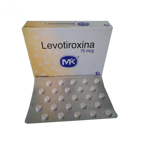 LEVOTIROXINA 75 MG CAJA X 50 TABS MK