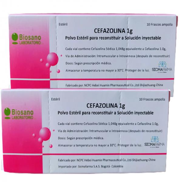 CEFAZOLINA 1GR VIAL X UNIDAD SICMA