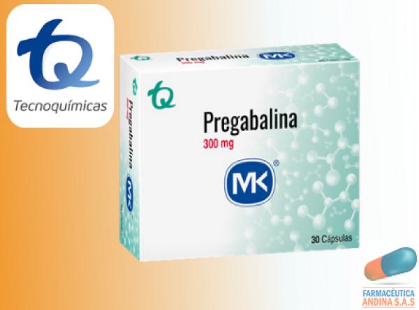 PREGABALINA 300 MG CJX 30 CAPS MK