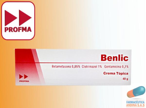 CLOT+BETA+GENT BENLIC CREMA TUBO X 40 GRAM