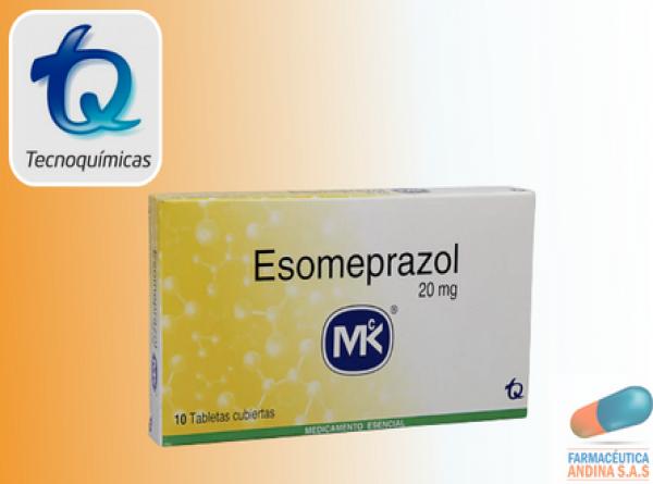 ESOMEPRAZOL 20 MG CAJA X 10 TABS