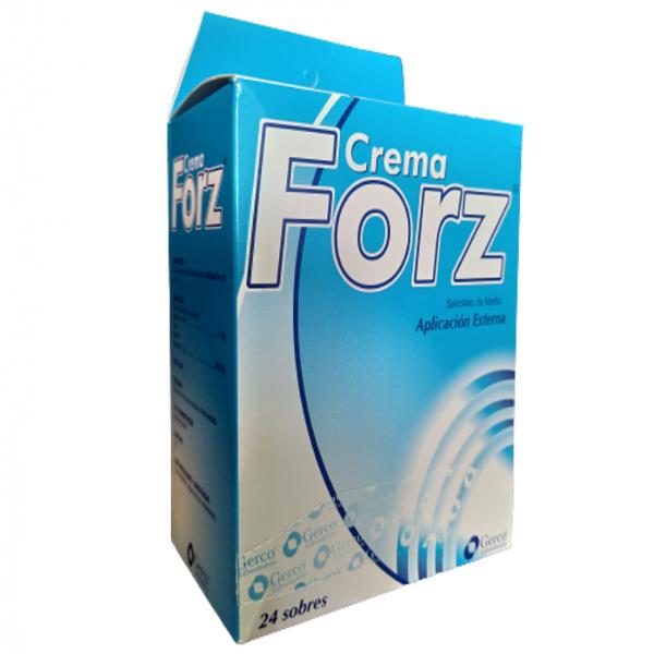 CREMA FORZ CAJA X 24 SOBRES X 12 C.C.