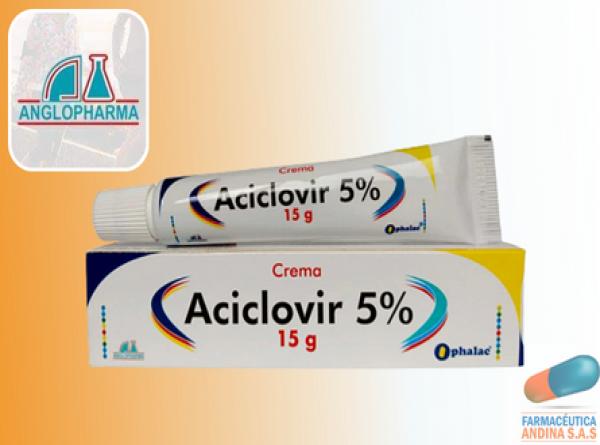 ACICLOVIR CREMA 5% TUBO X 15 GR