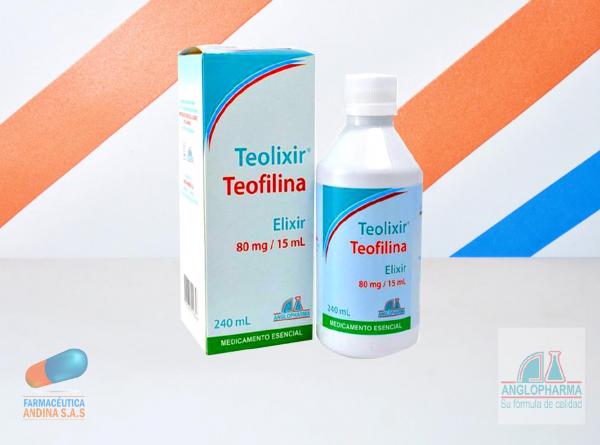 TEOFILINA ELIX (TEOLIXIR)80MG/15ML X 240