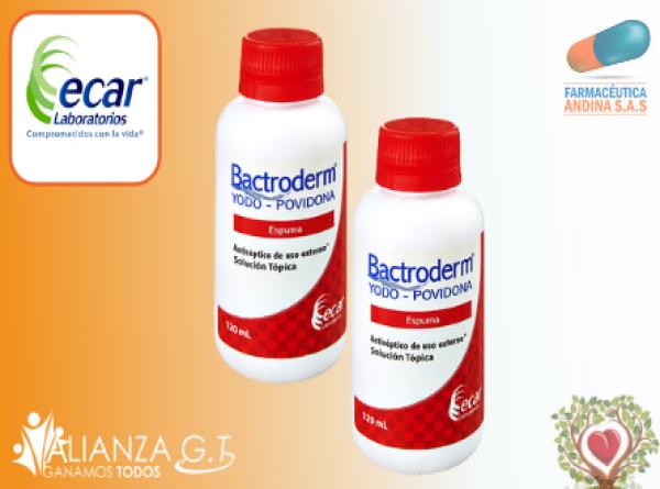 BACTRODERM ESPUMA FCO x 120 ML