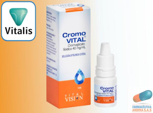 CROMOGLICATO OFTALMOLOGICAS 4% X 5 ML CROMOVITAL