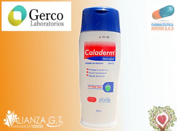 CALADERM MANTOPIEL ACET ALUM+ALOE X 200G