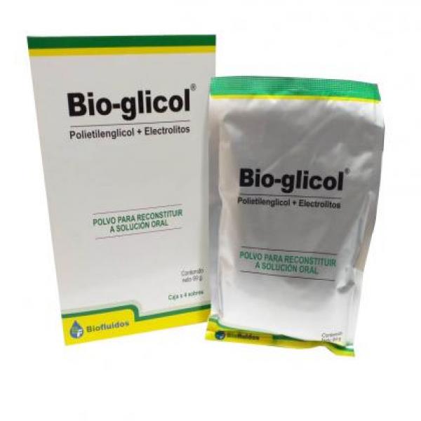 BIO-GLICOL(POLIETIENGLICOL) CAJA X 4 SOBR.69G