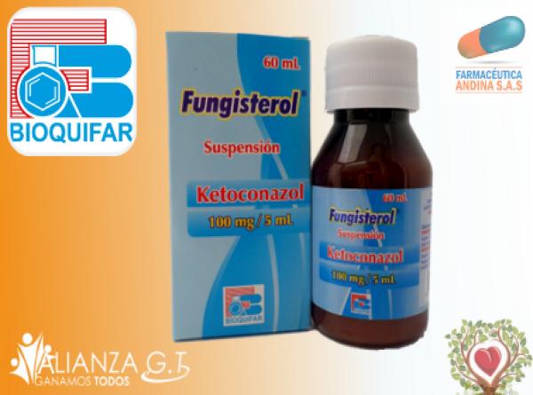KETOCONAZOL SUSP 2% FCOX60 M FUNGISTEROL