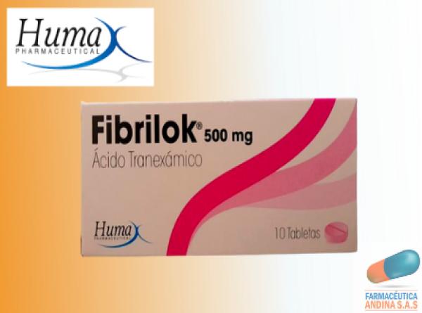 ACIDO TRANEXAMICO 500 MG FIBRILOK X 10TA