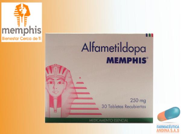 ALFAMETILDOPA 250 MG CJA X 30TAB