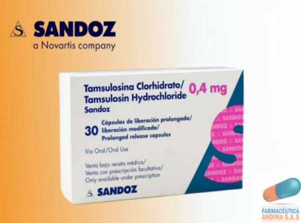 TAMSULOSINA CLORHIDRATO 0.4 MG X 30 CAPSULAS
