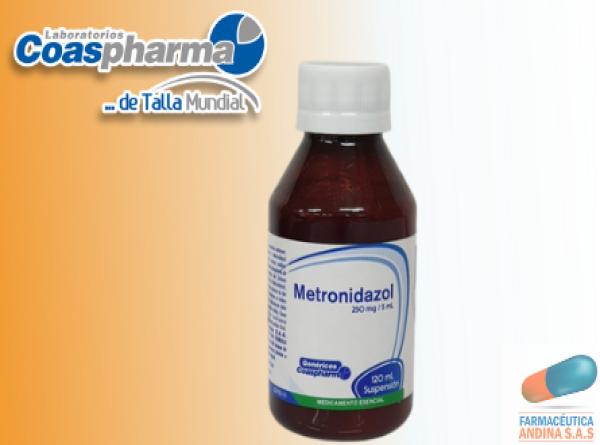 METRONIDAZOL 250 MG FCO X 120 ML