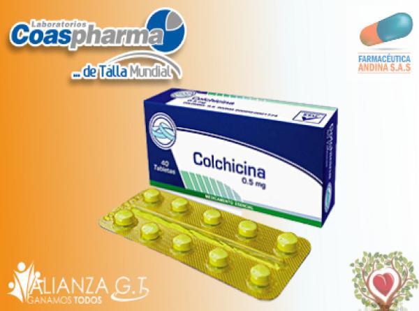 COLCHICINA 0.5 MG CAJA X 40 TAB