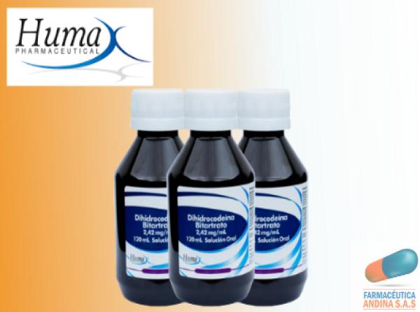 DIHIDROCODEINA JAB X 120 ML HUMAX