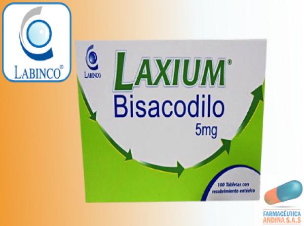 BISACODILO 5 MG CAJA X 100 TAB LAXIUM