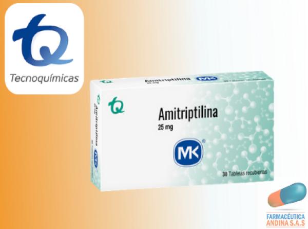AMITRIPTILINA 25 MG X 30 TAB