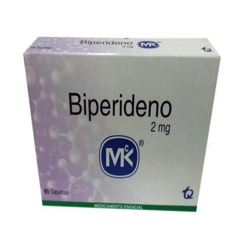 BIPERIDENO 2 MG CAJA X 90 TAB