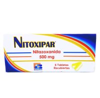 NITAZOXANIDA 500 MG CJ X 6 TAB NITOXIPAR
