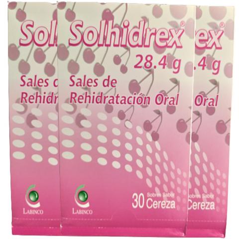 SUERO ORAL C X 30 S0BRES CEREZA SOLHIDREX