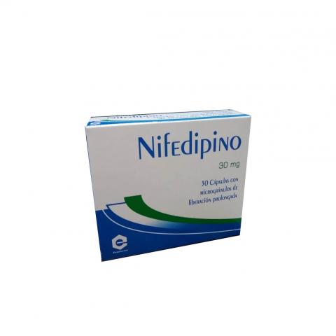 NIFEDIPINO 30 MG RETARD CAJA X 30 CAPS