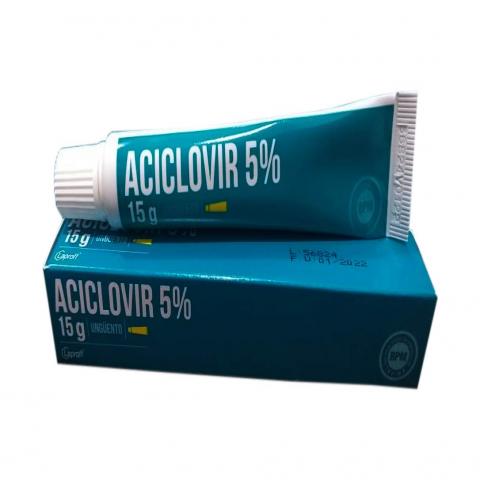 ACICLOVIR UNGUENTO 5% TUBO X 15 GR